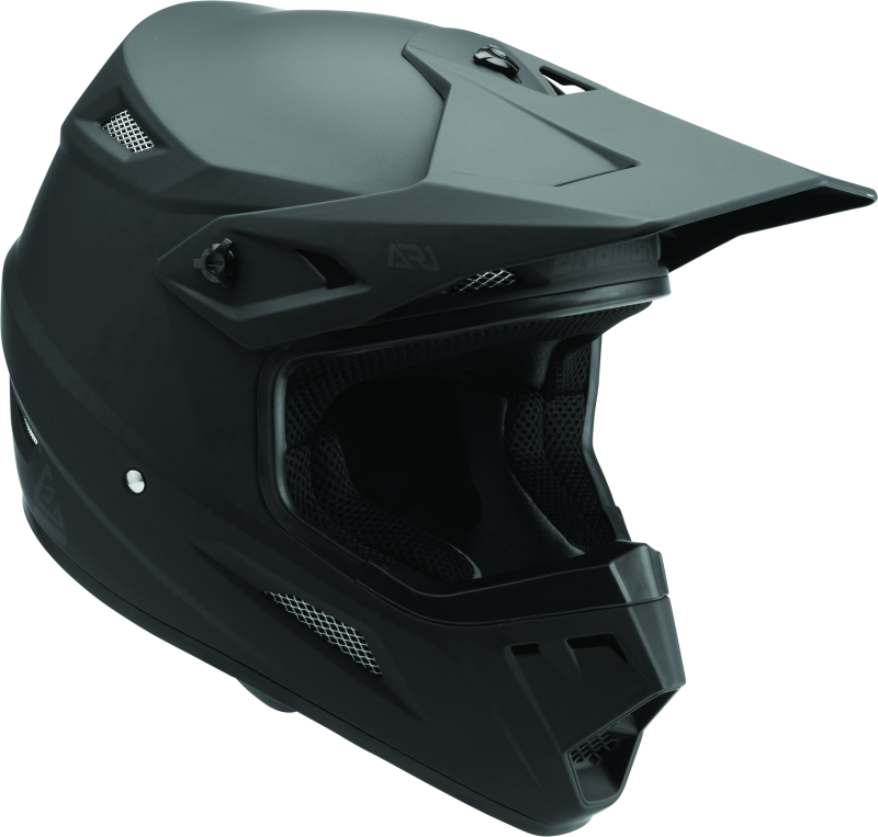 Answer AR1 Solid Helmet Matte Black Youth - Large – FI Performance