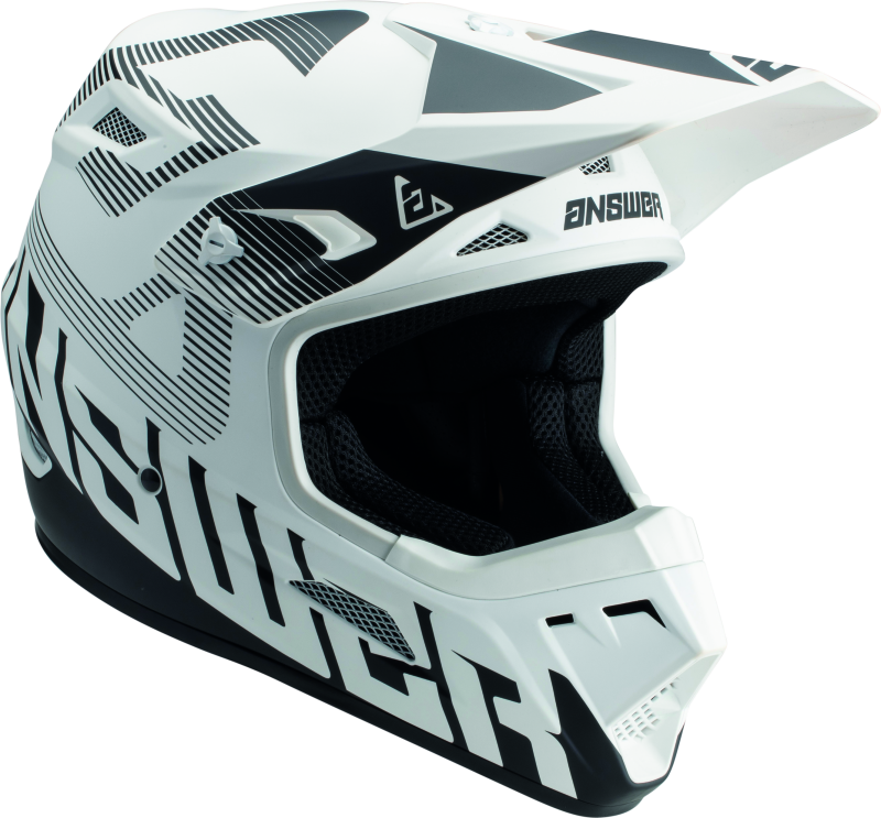Answer AR1 V2 Bold Helmet White/Black Youth - Medium – FI Performance