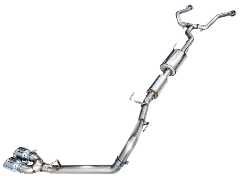 AWE 0FG Exhaust for 3rd Gen Toyota Tundra - Dual Chrome Silver Tips ...
