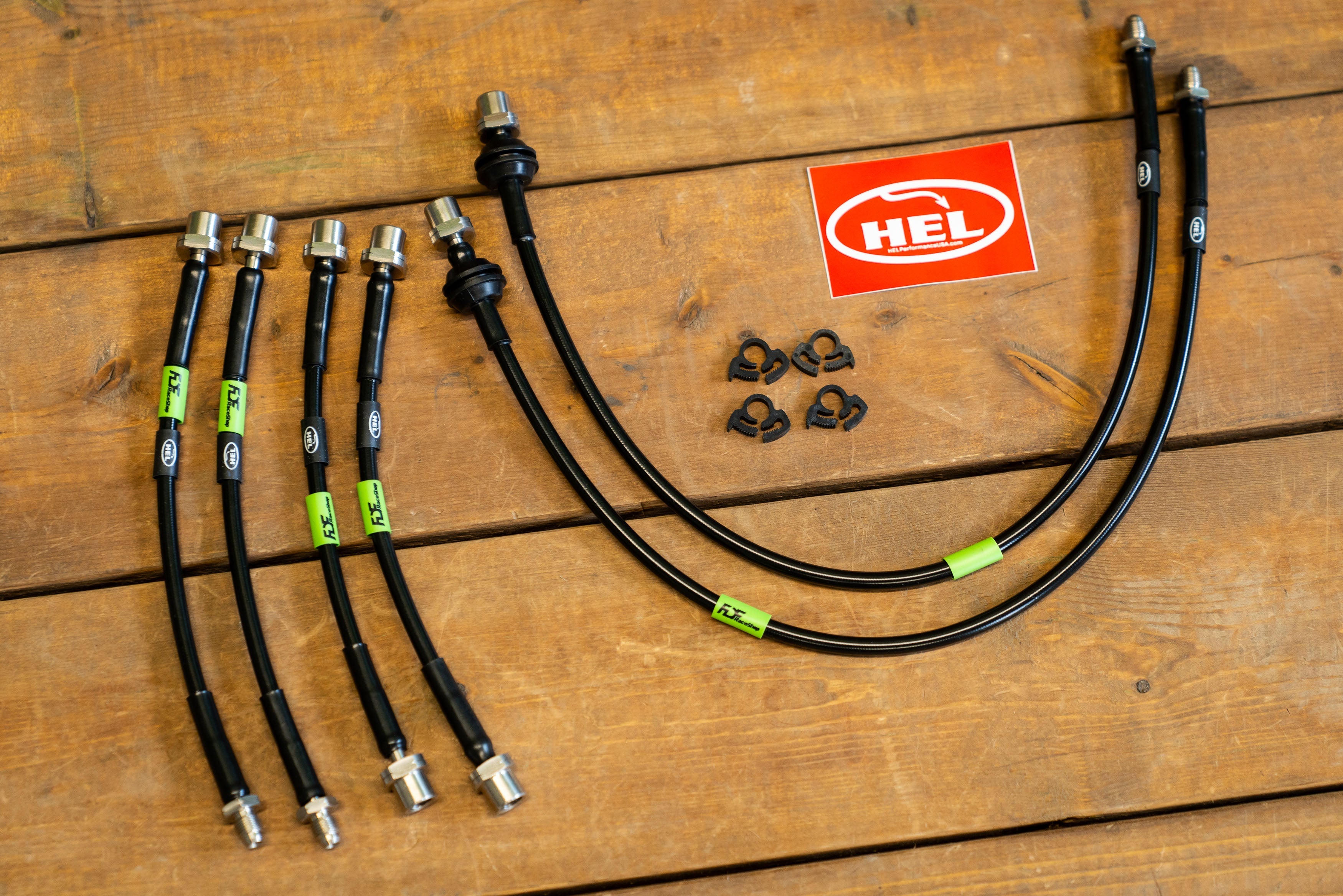 FDF RaceShop CORVETTE C5 FDF EXTENDED FRONT + REAR BRAKE LINE KIT – FI ...