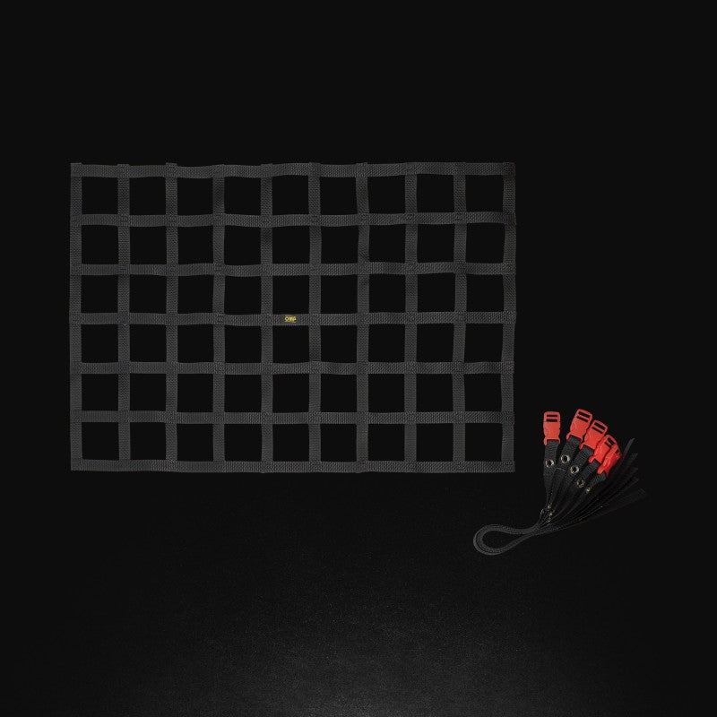 OMP Nylon Window Net Black Cm75 – FI Performance