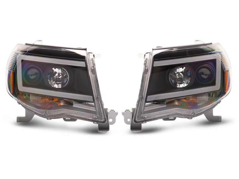 Raxiom 05-11 Toyota Tacoma Axial Series LED DRL Projector Headlights ...