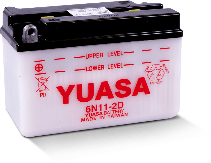 Yuasa 6N11-2D Conventional 6-Volt Battery – FI Performance