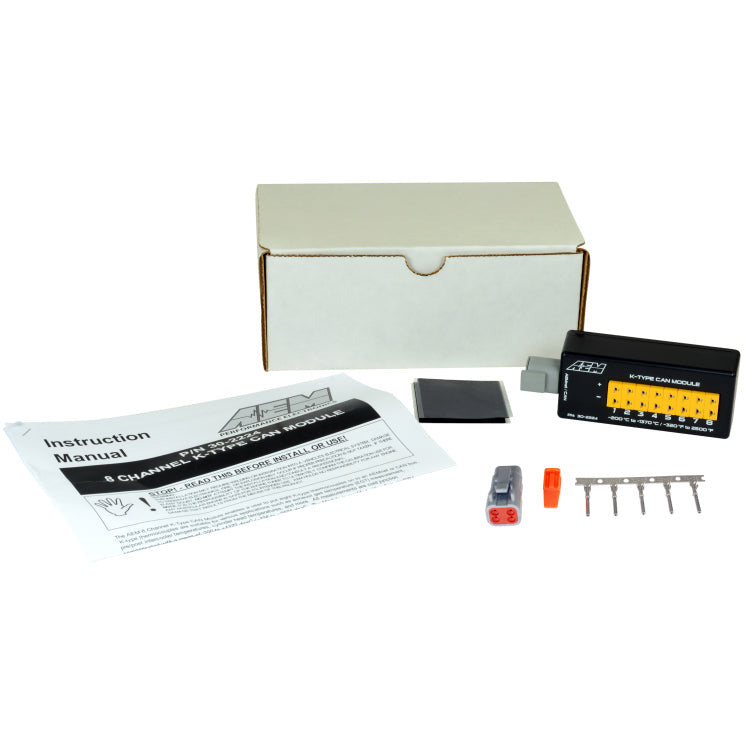 AEM 8 Channel K-Type Thermocouple EGT CAN Module – FI Performance