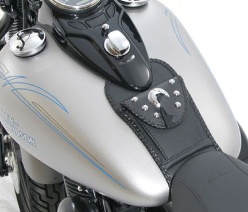 Mustang 08-13 Harley FLSTB Softail Tank Bib w/Studs - Black – FI ...