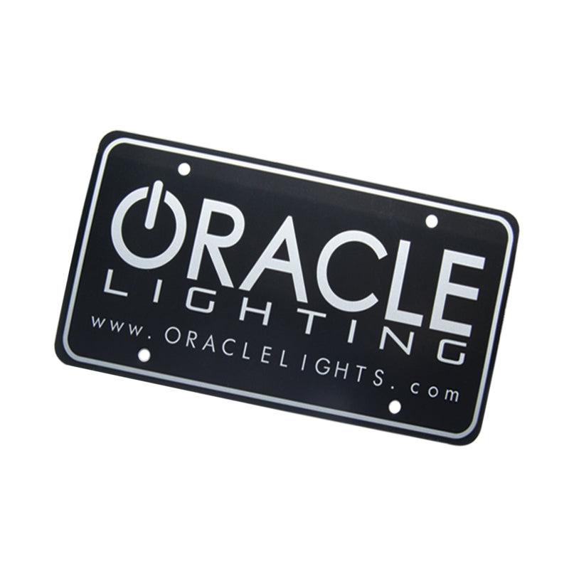 Oracle License Plate - Black – FI Performance