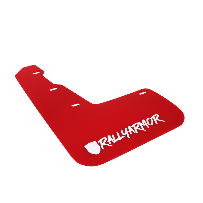 Rally Armor 15-21 Subaru WRX/STI Red Mud Flap White Altered Font Logo ...