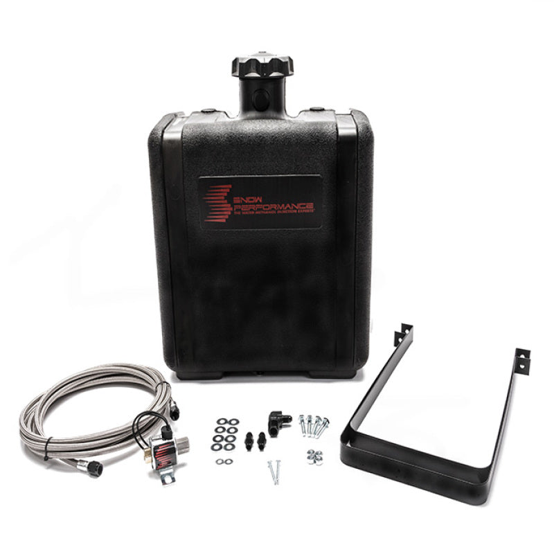 Snow Performance Water Tank Upgrade 7gal (w/Braided SS Line/Brackets/S ...